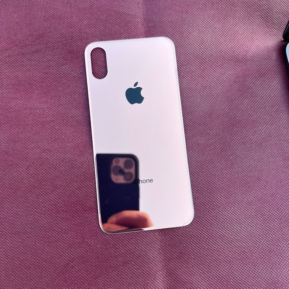 Cell Phones & Accessories | Iphone X Xs Back Glass Big Hole Customrose ...